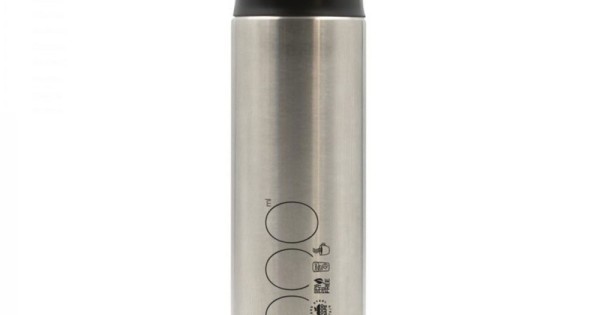 Μπουκάλι Θερμός ανοξείδωτο POLO Laken ασημί 1000 ml. - MotoRAID