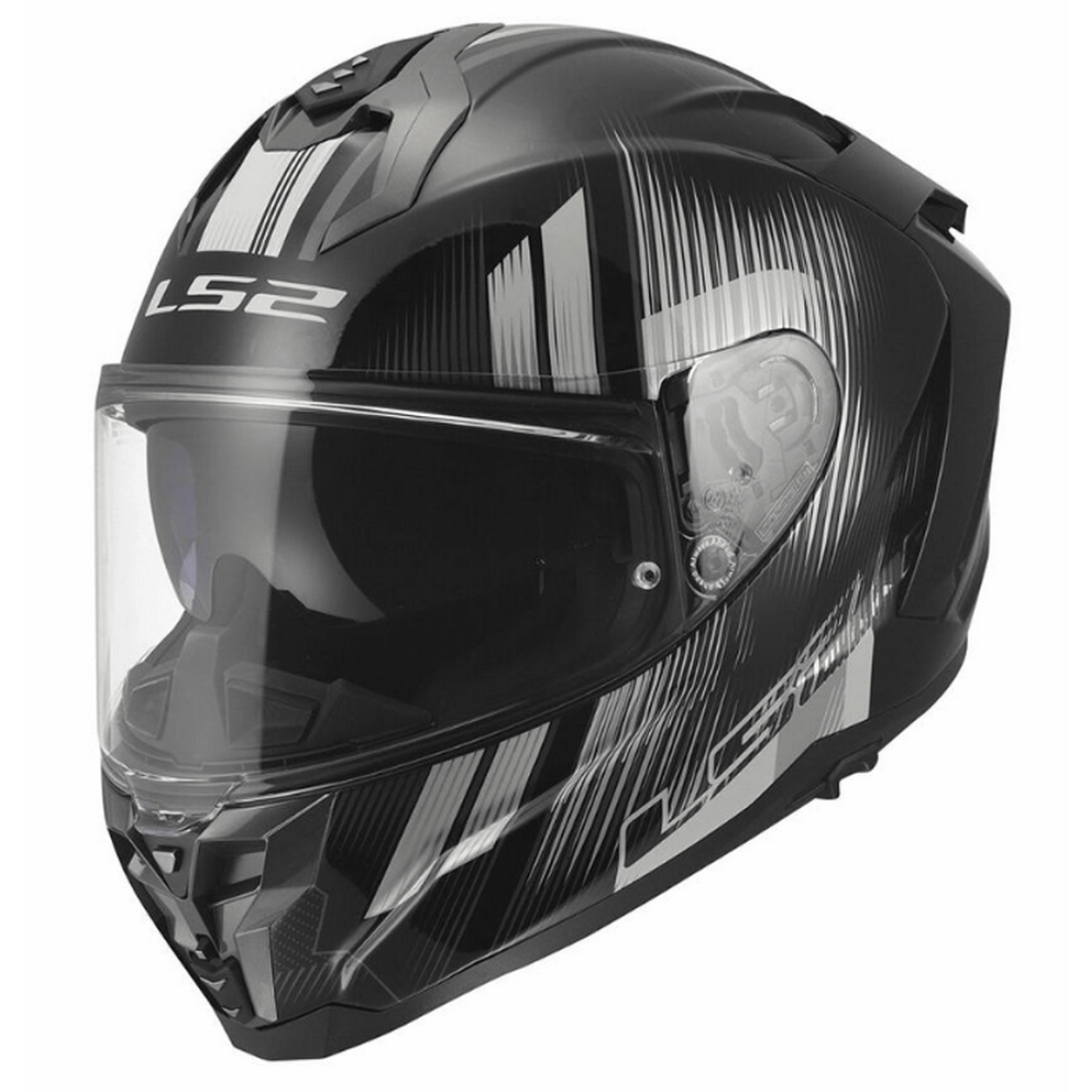 Full Face Κράνος LS2 Challenger II FF817 Nitro μαύρο-γκρι γυαλιστερό - MotoRAID