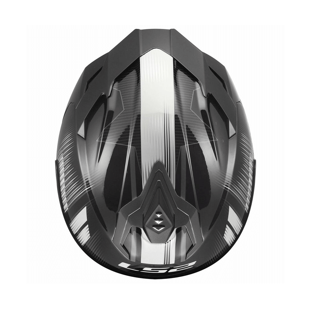 Full Face Κράνος LS2 Challenger II FF817 Nitro μαύρο-γκρι γυαλιστερό - MotoRAID