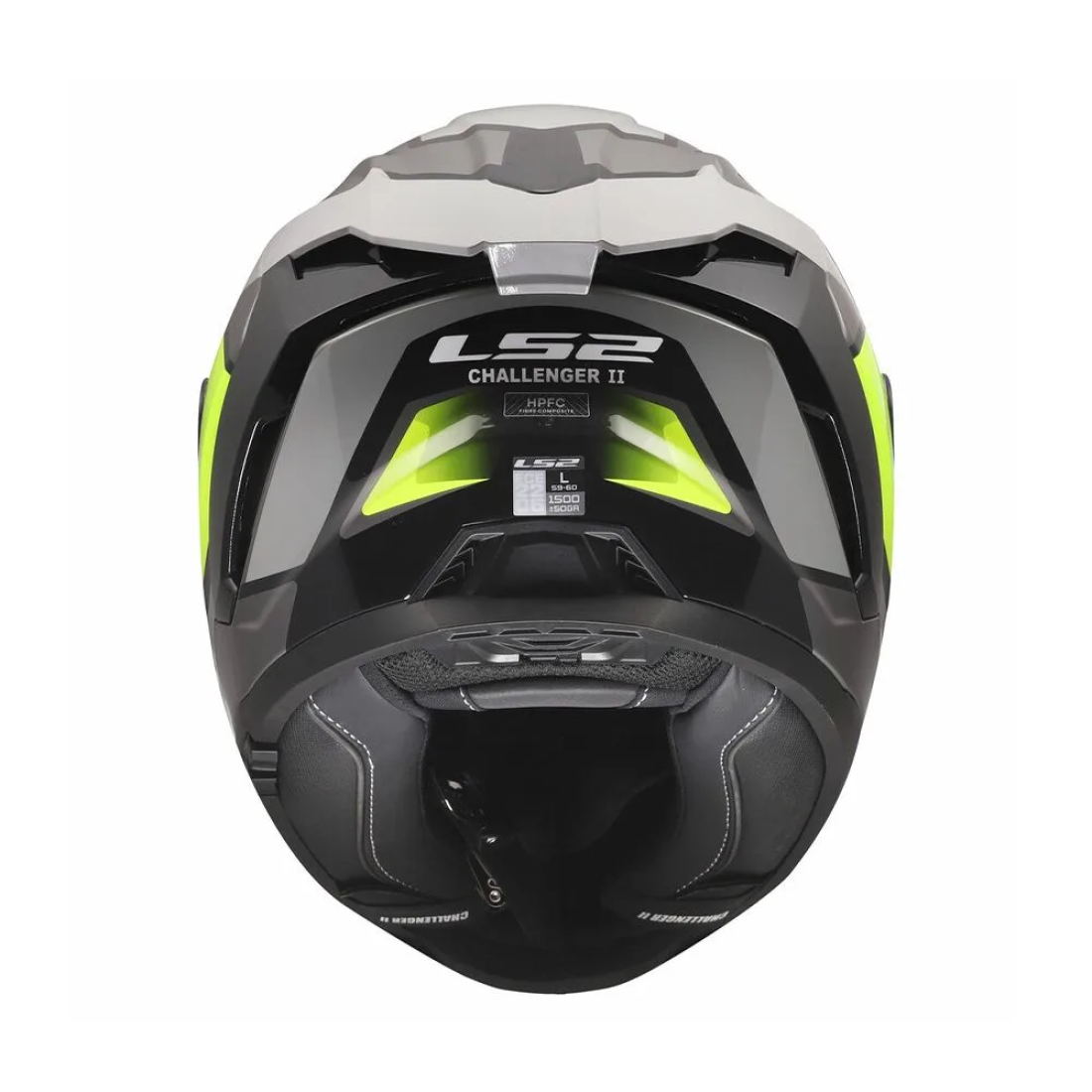 Full Face Κράνος LS2 Challenger II FF327 Viper γκρι fluo κίτρινο γυαλιστερό - MotoRAID