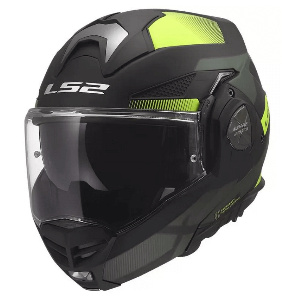 Κράνος LS2 Advant X FF901 Nova μαύρο fluo κιτρινο ματ - MotoRAID