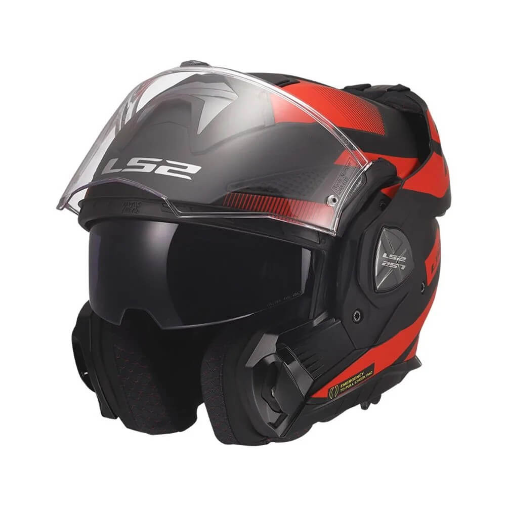 Κράνος LS2 Advant X FF901 Nova μαύρο κόκκινο ματ - MotoRAID