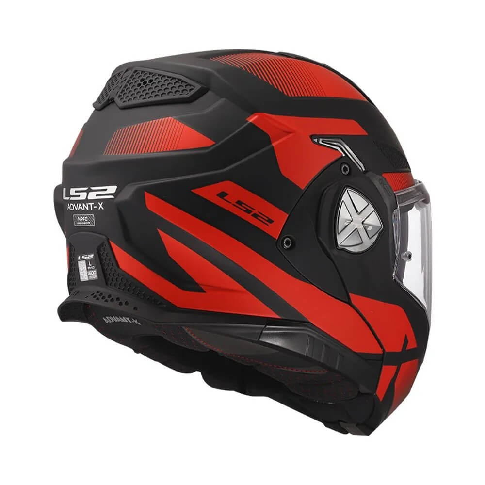 Κράνος LS2 Advant X FF901 Nova μαύρο κόκκινο ματ - MotoRAID