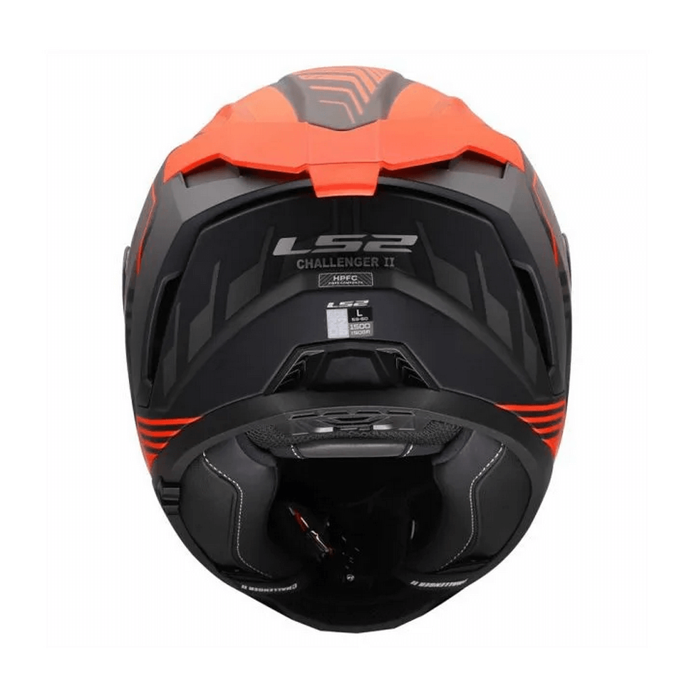Full Face Κράνος LS2 Challenger II FF817 Dravix κόκκινο ματ - MotoRAID