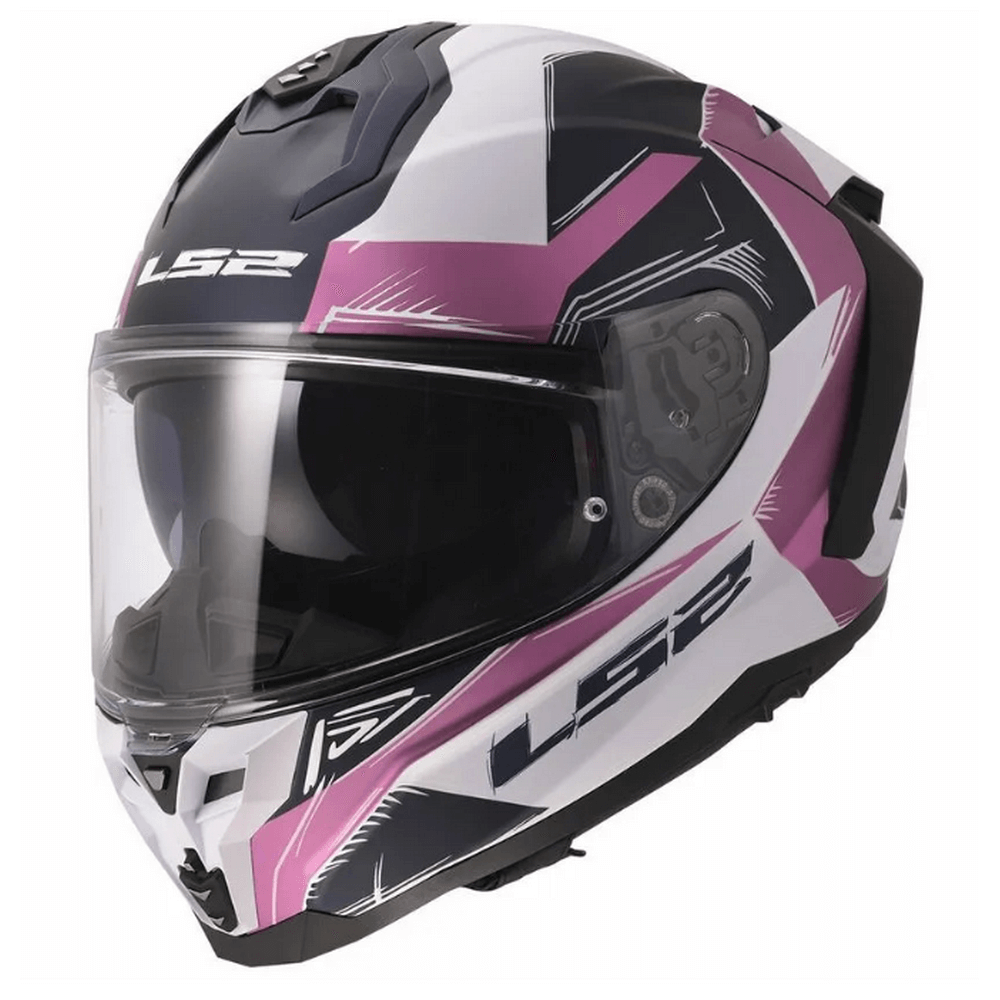 Full Face Κράνος LS2 Challenger II FF327 Flaman ροζ ματ - MotoRAID