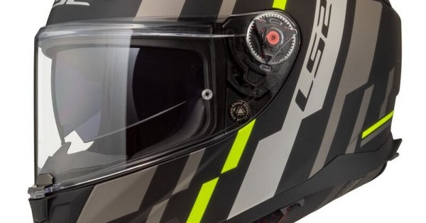 Κράνος LS2 Vector II FF811 μαύρο fluo κίτρινο ματ - MotoRAID