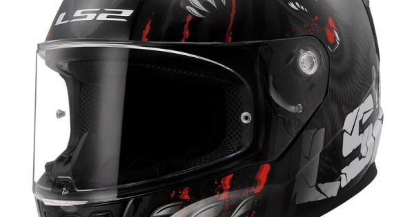 Full Face Κράνος LS2 Rapid II FF353 Claw μαύρο - MotoRAID