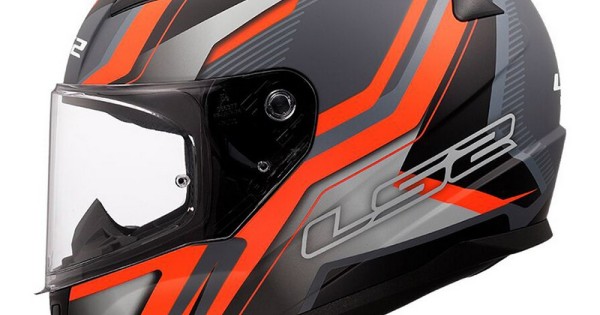 Κράνος LS2 Rapid II FF353 Flitz πορτοκαλί-γκρι ματ - MotoRAID