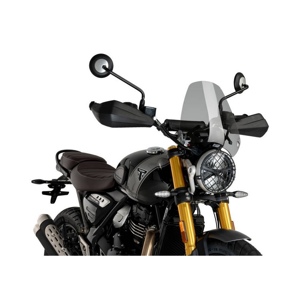 Ζελατίνα Puig New Generation Sport Triumph Scrambler 400 X ελαφρώς φιμε ...