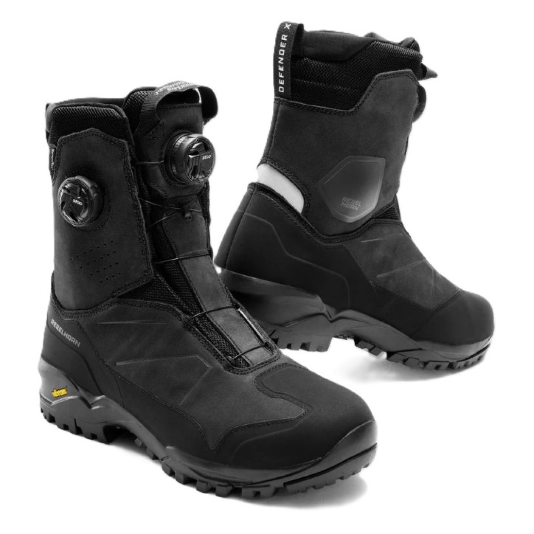 Μποτάκια Rebelhorn Defender X μαύρα - MotoRAID