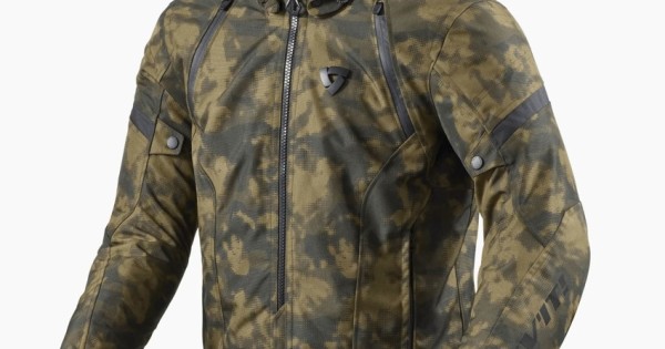 Μπουφάν RevIT Flare 3 Camo σκούρο-πράσινο - MotoRAID