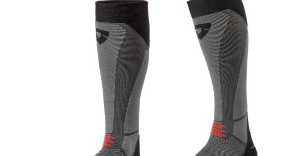 Κάλτσες RevIT Kalahari 2 μακριές γκρι-μαύρες - MotoRAID