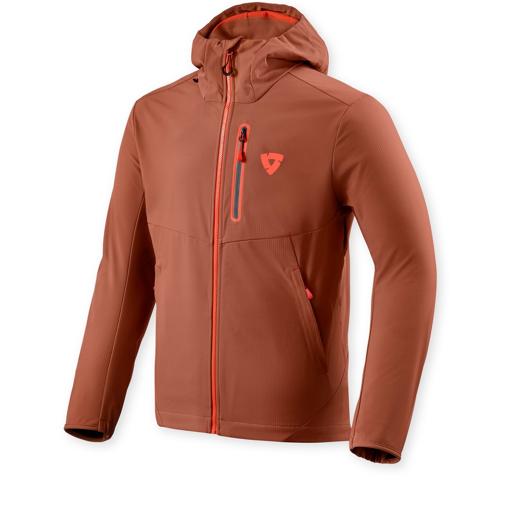 Μπουφάν Softshell Windbarrier RevIT Jerry κεραμιδί - MotoRAID