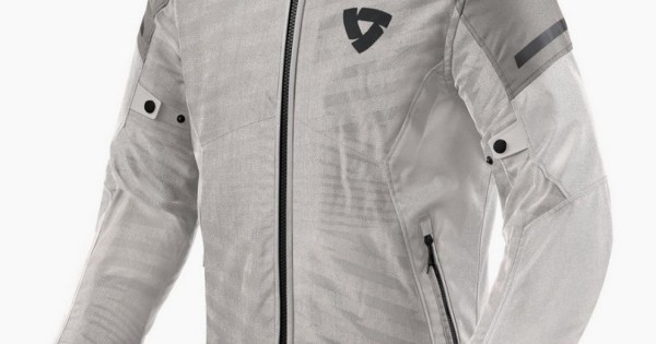 Μπουφάν καλοκαιρινό RevIT Torque 2 H2O ασημί-γκρι (και αδιάβροχο ...