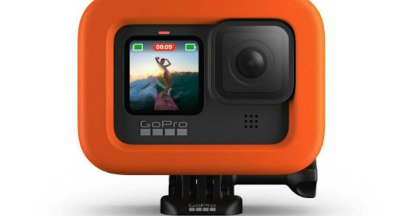 Αδιάβροχη θήκη floaty για GoPro Hero 9/10/11 πορτοκαλί - MotoRAID