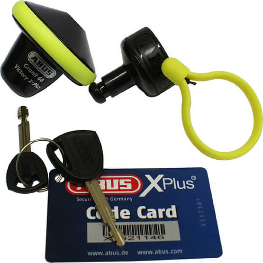 Κλειδαριά δισκόφρενου ABUS Granit Victory XPlus 68 Roll up - MotoRAID