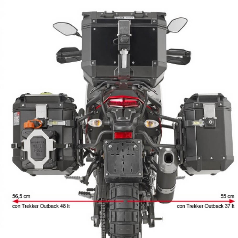 Βάσεις πλαϊνών βαλιτσών GIVI Trekker Outback One Fit Yamaha Tenere 700 ...
