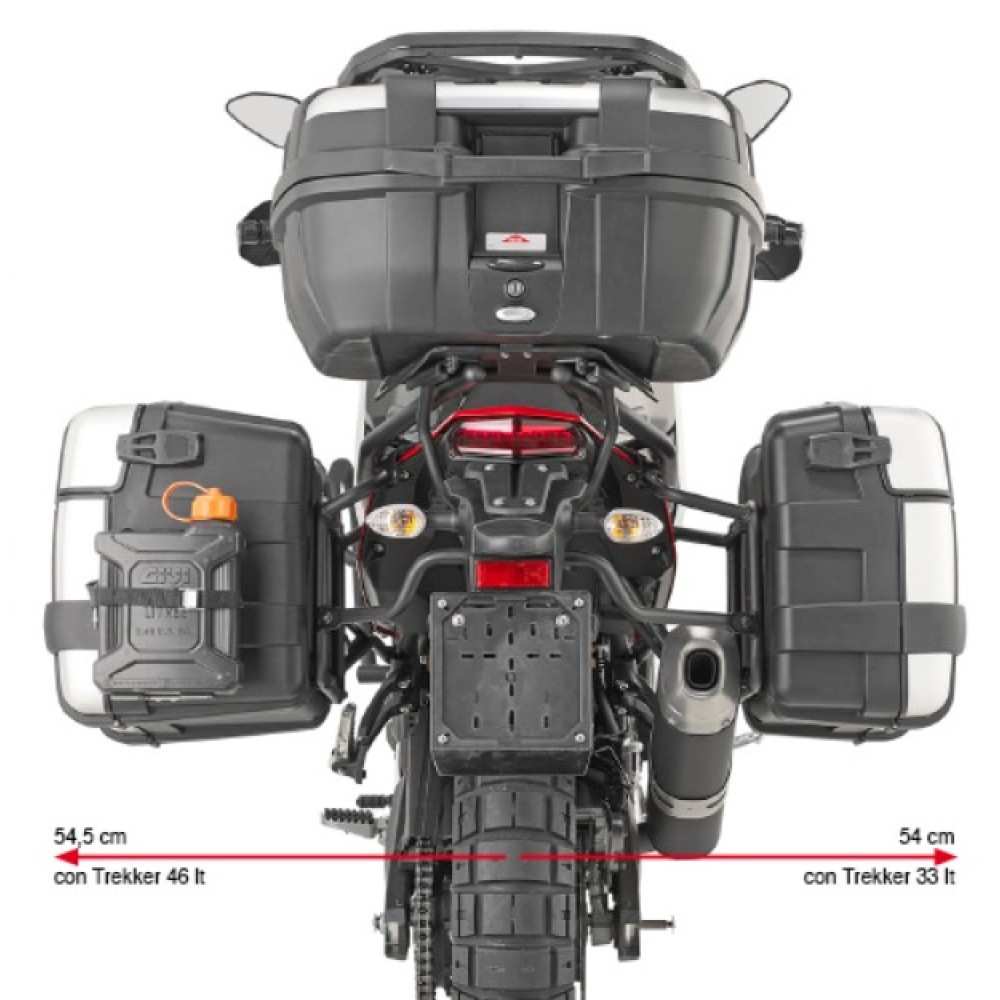 Βάσεις πλαϊνών βαλιτσών GIVI Monokey One Fit Yamaha Tenere 700 World ...
