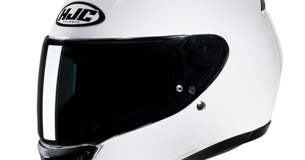 Full Face Κράνος HJC C10 λευκό - MotoRAID