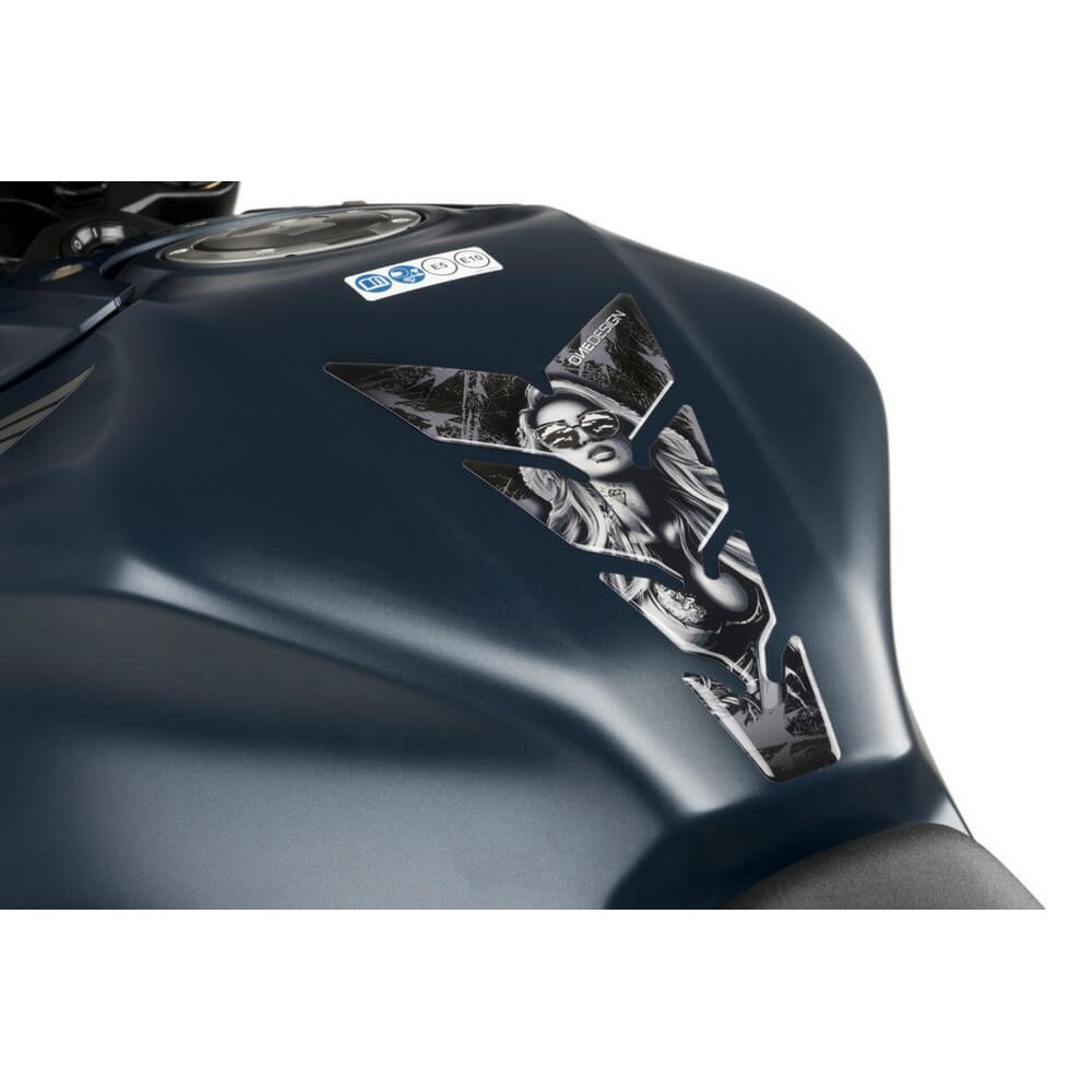 Tankpad Puig Girl μαύρο - MotoRAID