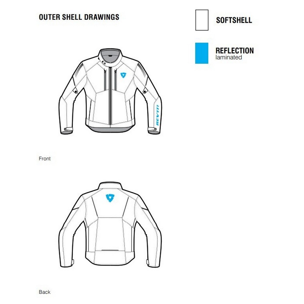 Μπουφάν RevIT Catalyst H2O μαύρο - MotoRAID
