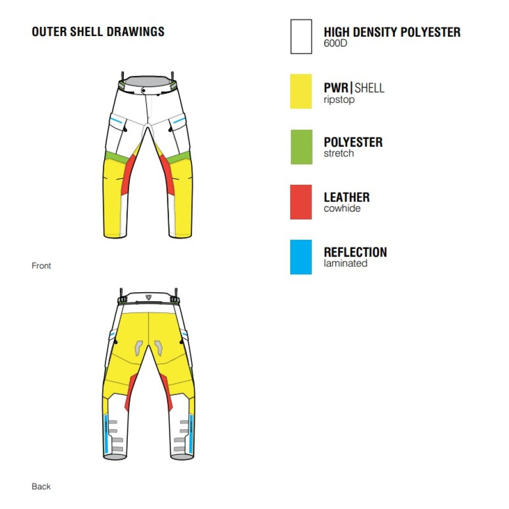 Παντελόνι RevIT Offtrack 2 H2O μαύρο-ασημί - MotoRAID
