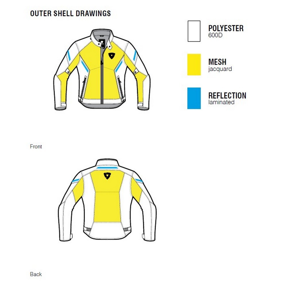 Μπουφάν καλοκαιρινό RevIT Torque 2 H2O μαύρο (και αδιάβροχο) - MotoRAID