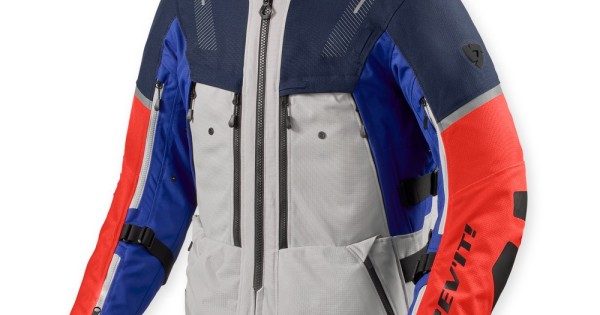 Μπουφάν RevIT Sand 5 H2O ασημί-μπλε - MotoRAID