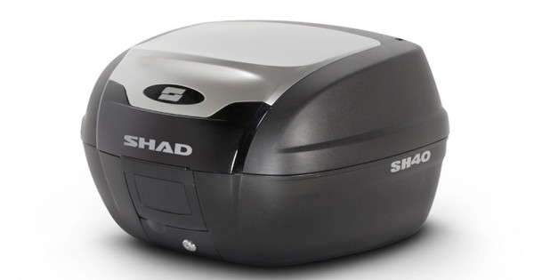 Topcase SHAD SH40 40 lt. look αλουμινίου - MotoRAID
